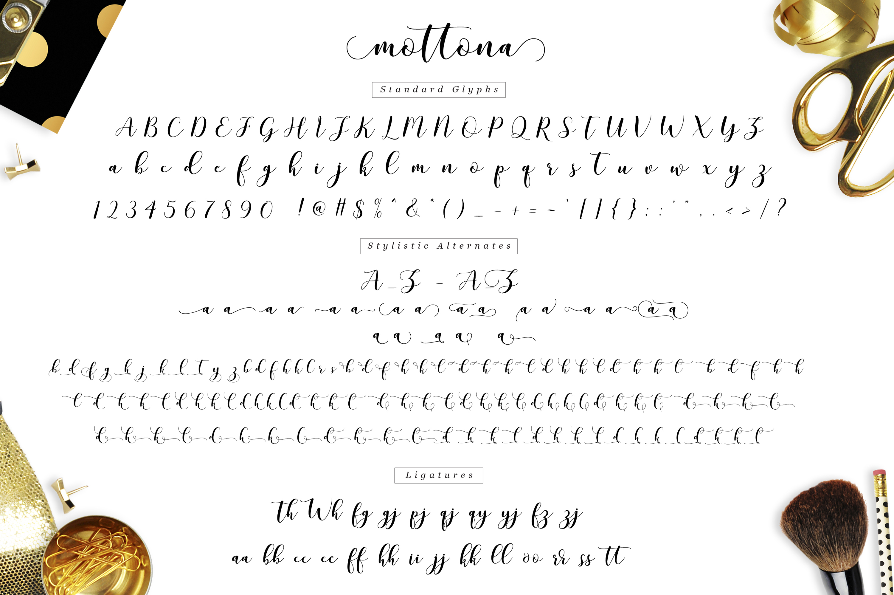 Mottona Script, Fonts | GraphicRiver